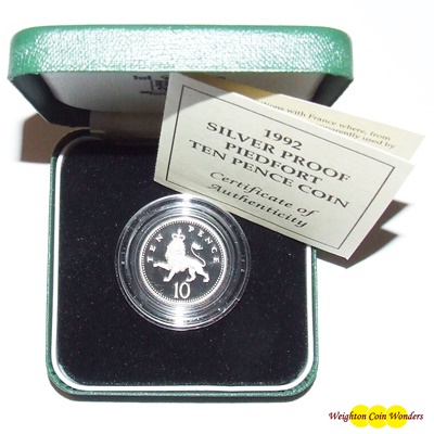 Silver Proof 10p : Weighton Coin Wonders, Gold & Silver Coin Specialists